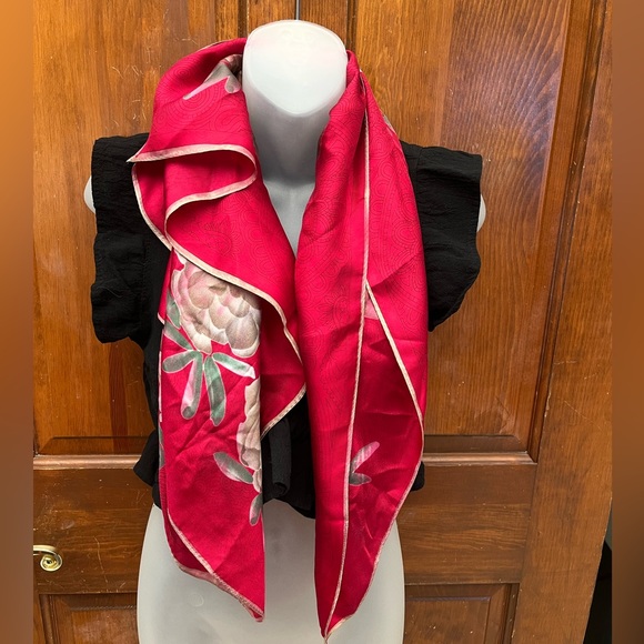 Vera Neumann | Accessories | Beautiful Large Vera Vintage Scarf With ...
